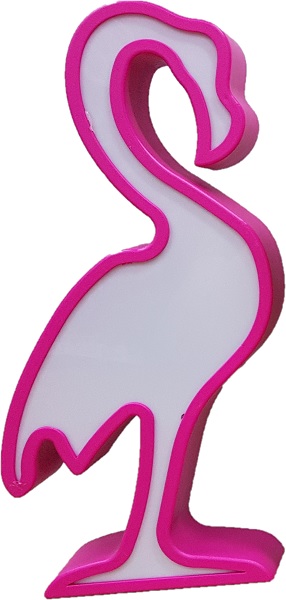 Φωτιζόμενος Διακοσμητικός Πίνακας LED Φλαμιγκο - Flamingo Lightbox ...