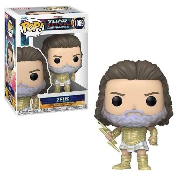 Funko POP Marvel Thor Love and Thunder - Zeus 1069 Bobble-Head | Hap ...